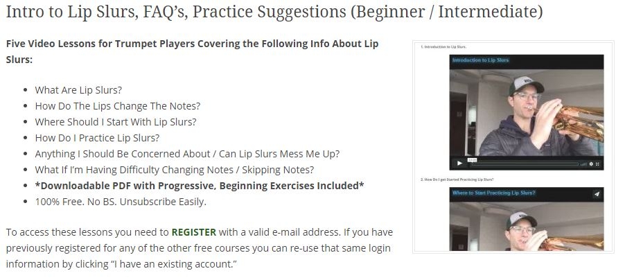 Lip Slurs and Lip Flexibility for Trumpet | Blackwell's Trumpet Basics